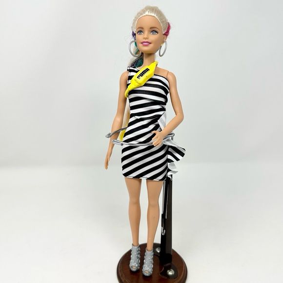 Barbie | Toys | Barbie Rainbow Sparkle Hair Doll With Dress Accessories ...